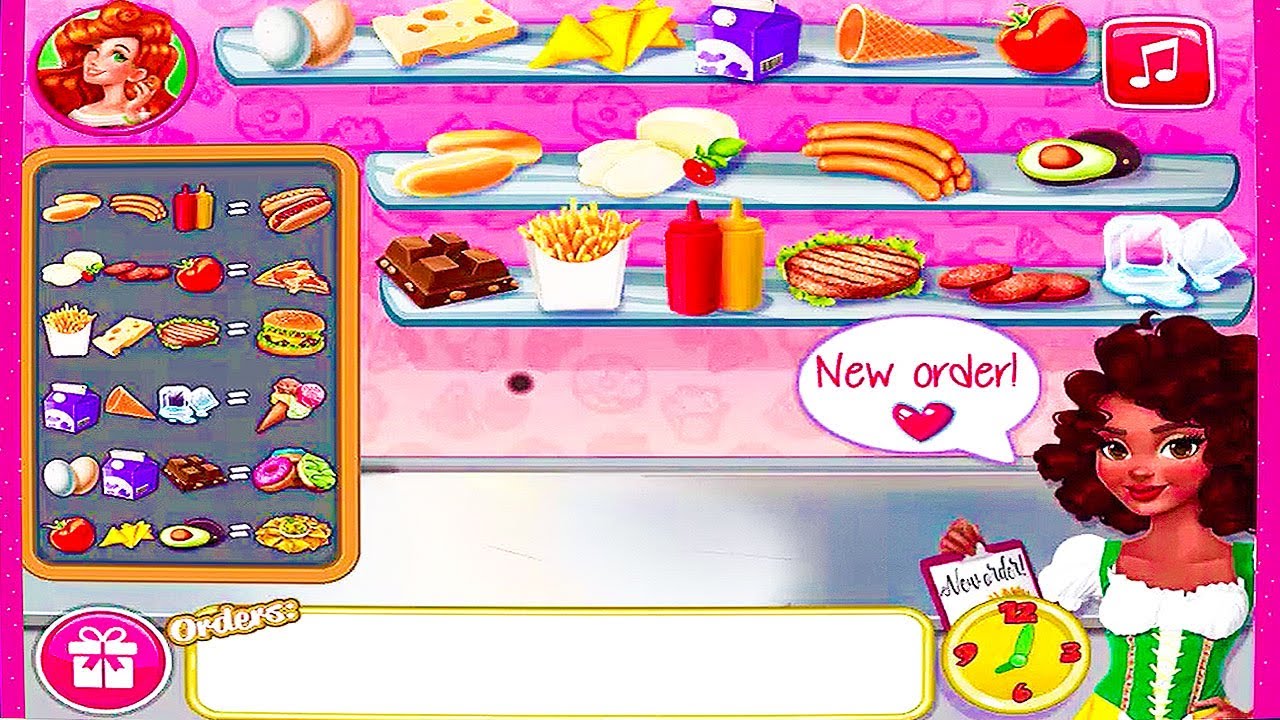 Noelle's Food Flurry Cooking Games for girls kitchen gamess to play ...