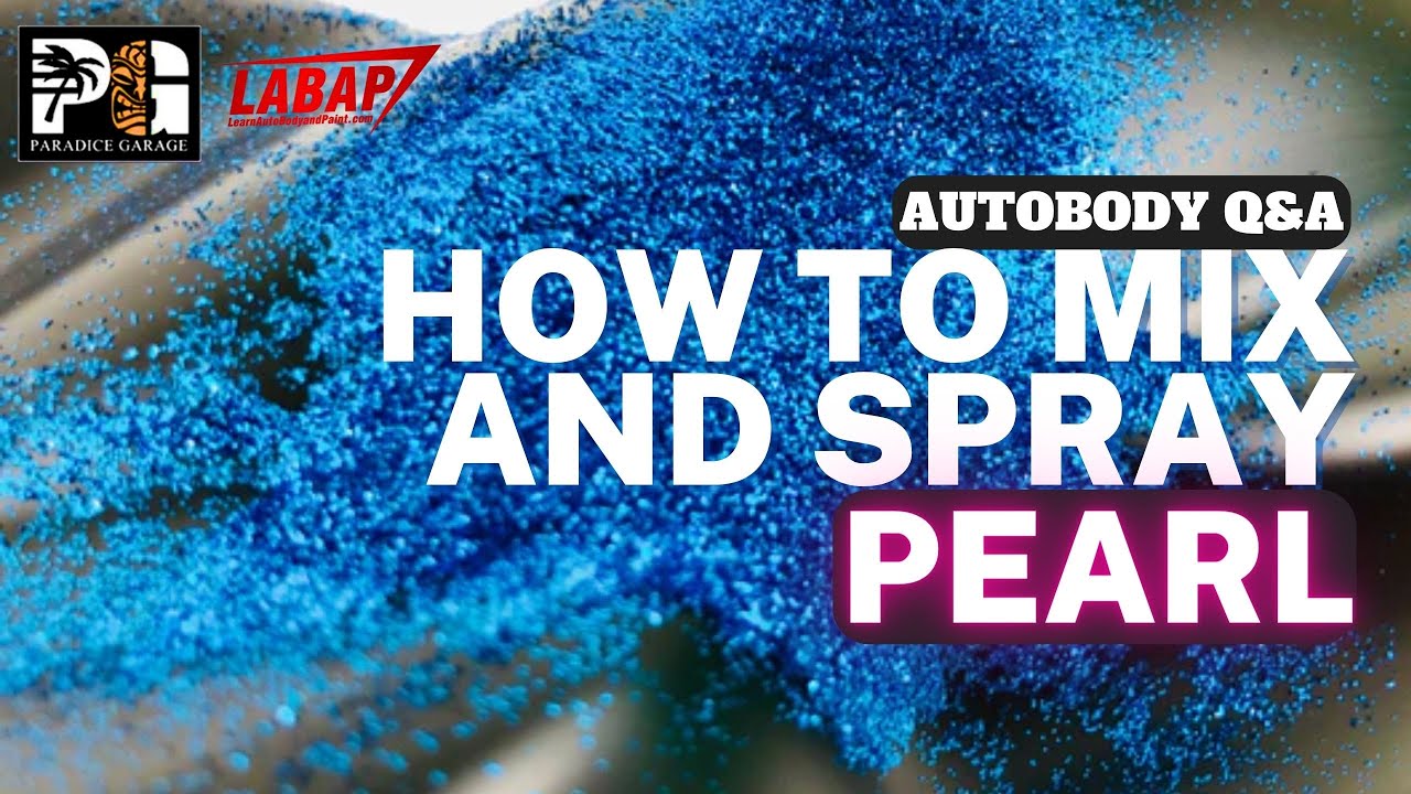Mixing Pearl and Process for Car Finish | How Much Time For Complete ...