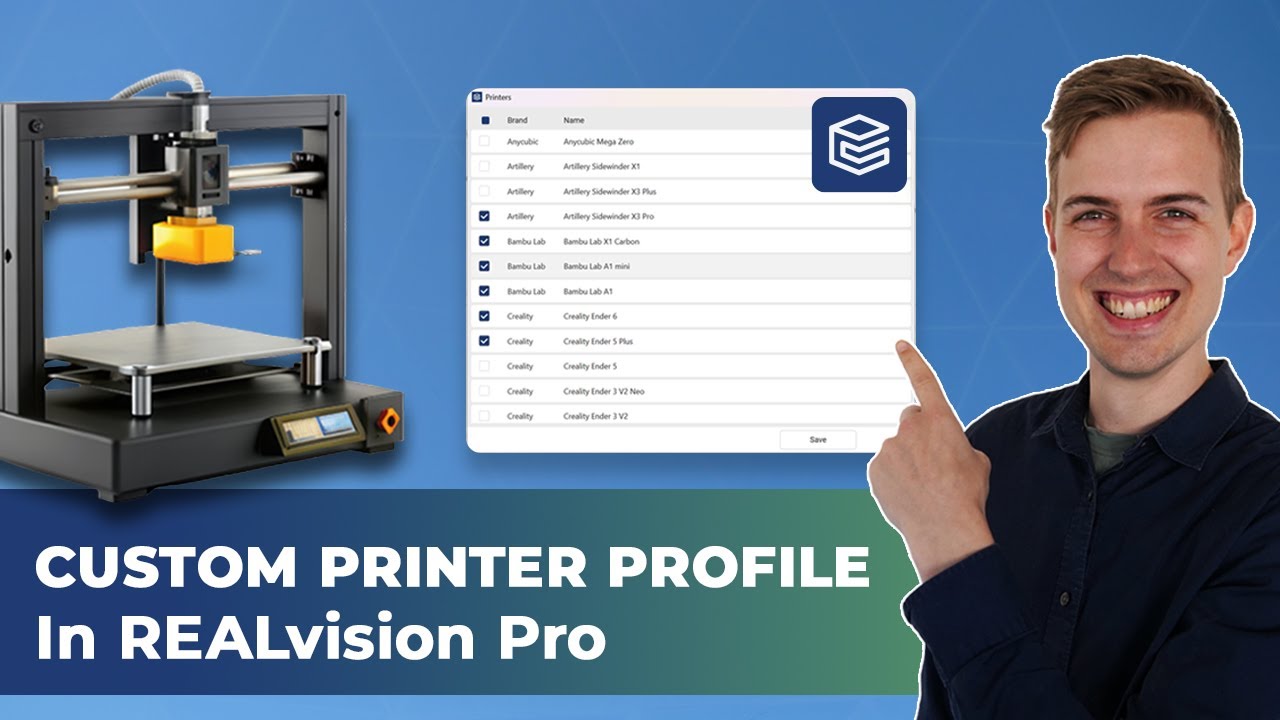 Custom printer profile in REALvision Pro - YouTube