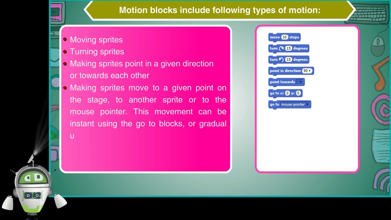 Working with different Blocks | Computer Class 5 - YouTube