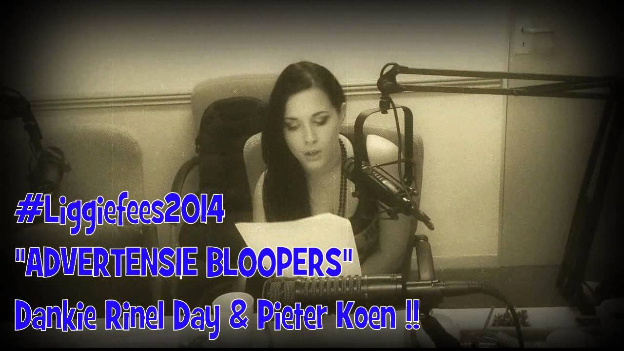 "Bloopers" Pieter Koen & Rinel Day - Liggiefees 2014 Ad Opnames - YouTube