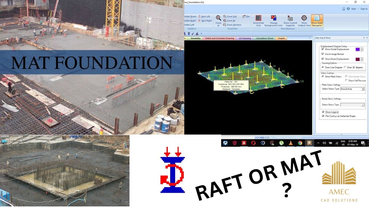 MAT OR RAFT FOUNDATION IN STAAD PRO | STAAD PRO | AMEC CAD SOLUTIONS ...