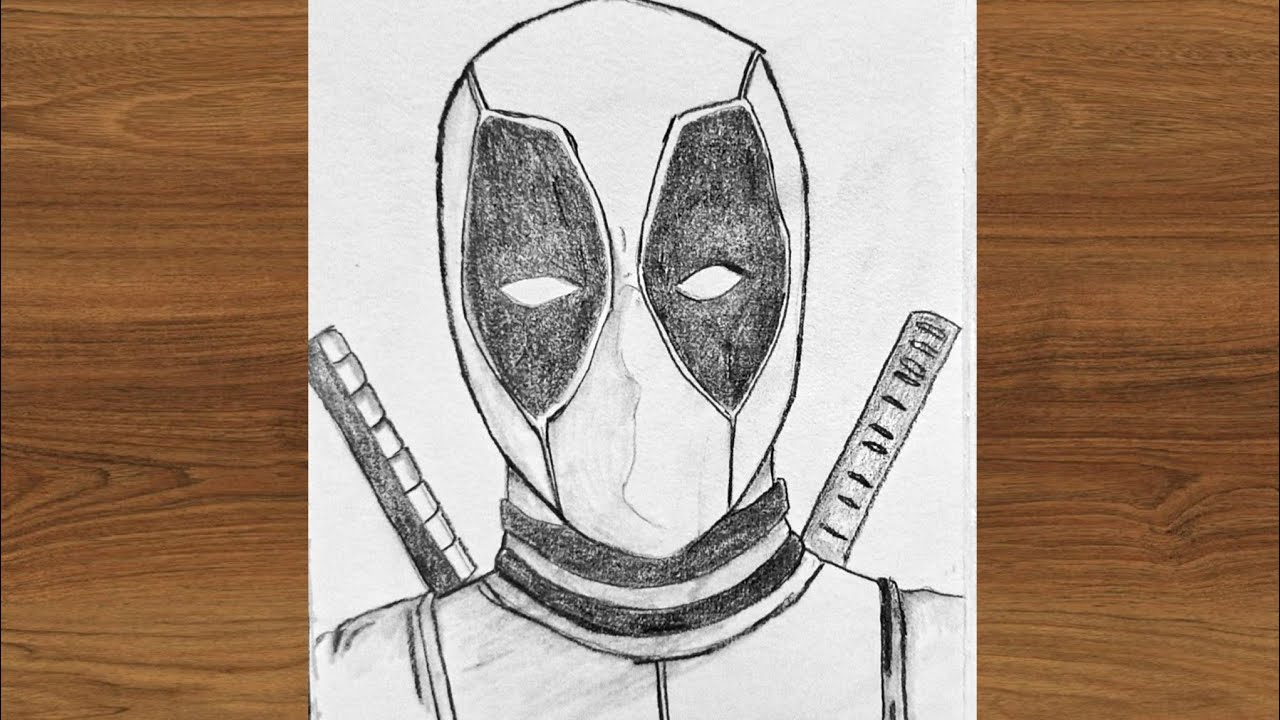 How To Draw Deadpool || Deadpool step by step || Easy Drawing - YouTube