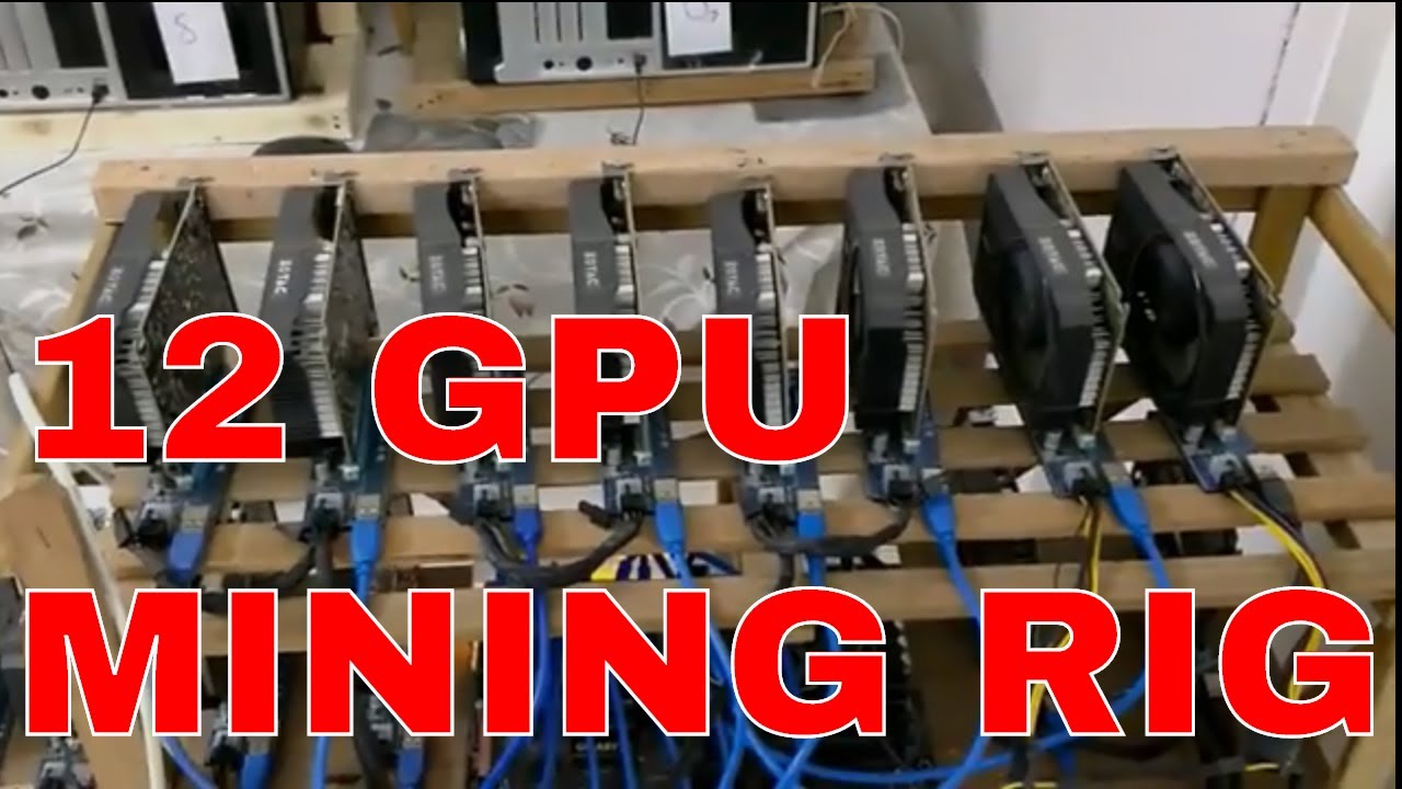 ETH Mining with 12 Gpu 1050Ti Cards mining latest 2018 - YouTube