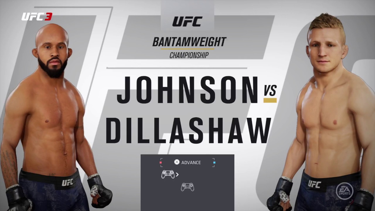EA Sports UFC 3 Bantamweight Championship Demetrious Johnson Vs. TJ ...