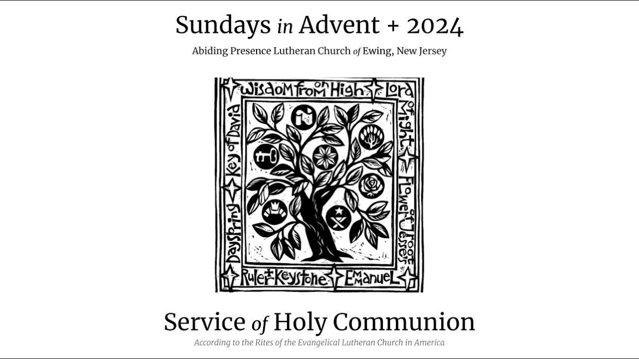 First Sunday in Advent - Worship with Holy Communion - YouTube