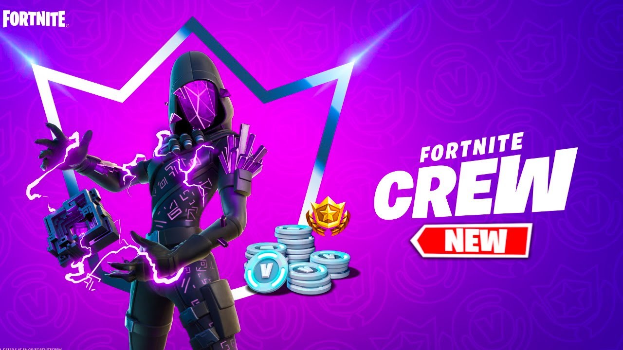 *NEW* CUBE ASSASSIN SKIN GAMEPLAY - FORTNITE CREW PACK - GLYPH AURA SET ...