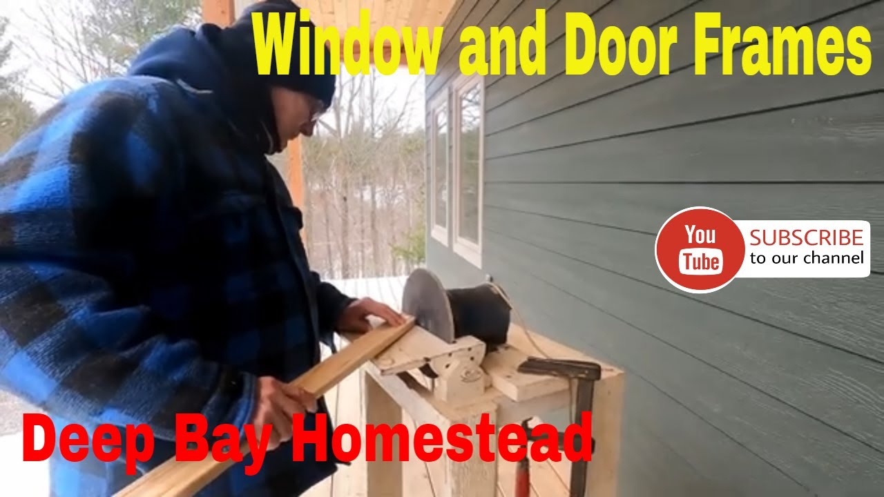 How to create window and door frames #dyi doorframes, #dyi off-grid, # ...