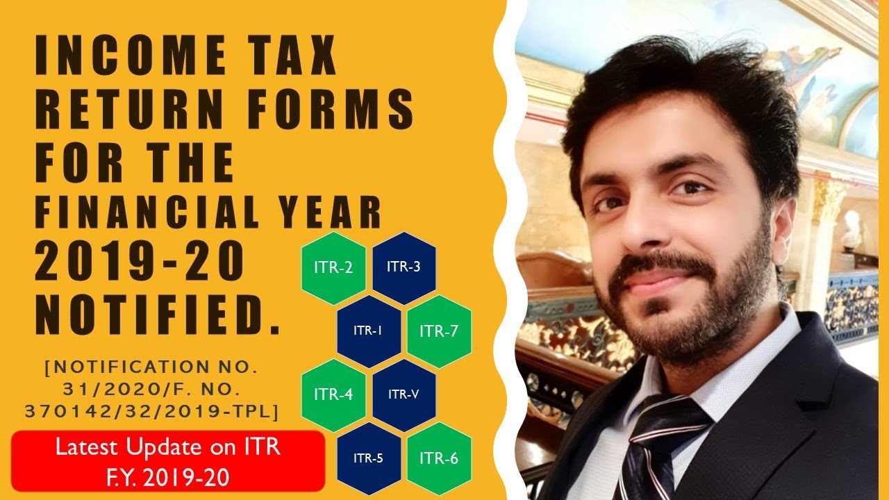 New Income Tax Return Forms For FY 2019 20 Notified On 30th May 2020 new-income-tax-return-forms-for-fy-2019-20-notified-on-30th-may-2020