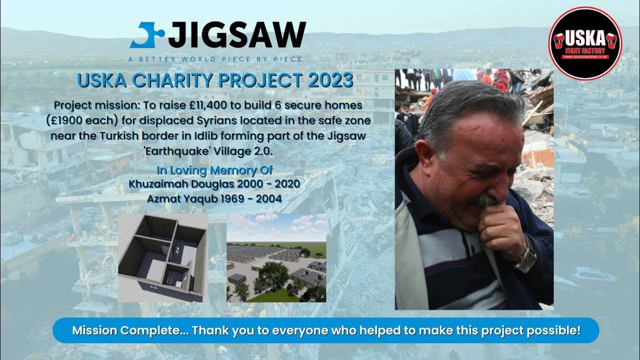USKA Jigsaw Charity Project 2023 Complete! - YouTube
