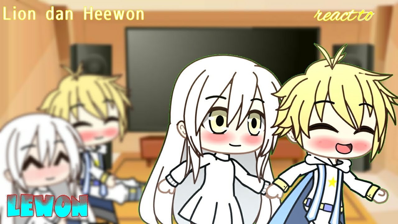 Leon dan Heewon react to Lewon(Leon dan heewon)//Shinbi house indonesia ...