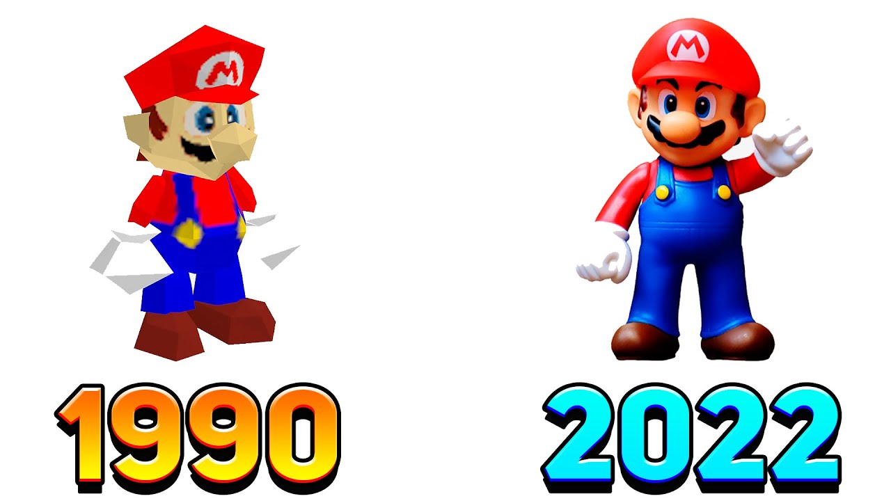 Evolution of Super Mario Character 2013 2030 - YouTube