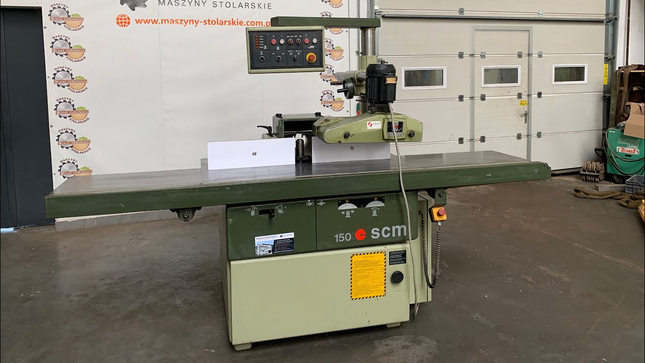 Frezarka dolnowrzecionowa Scm T150 - YouTube