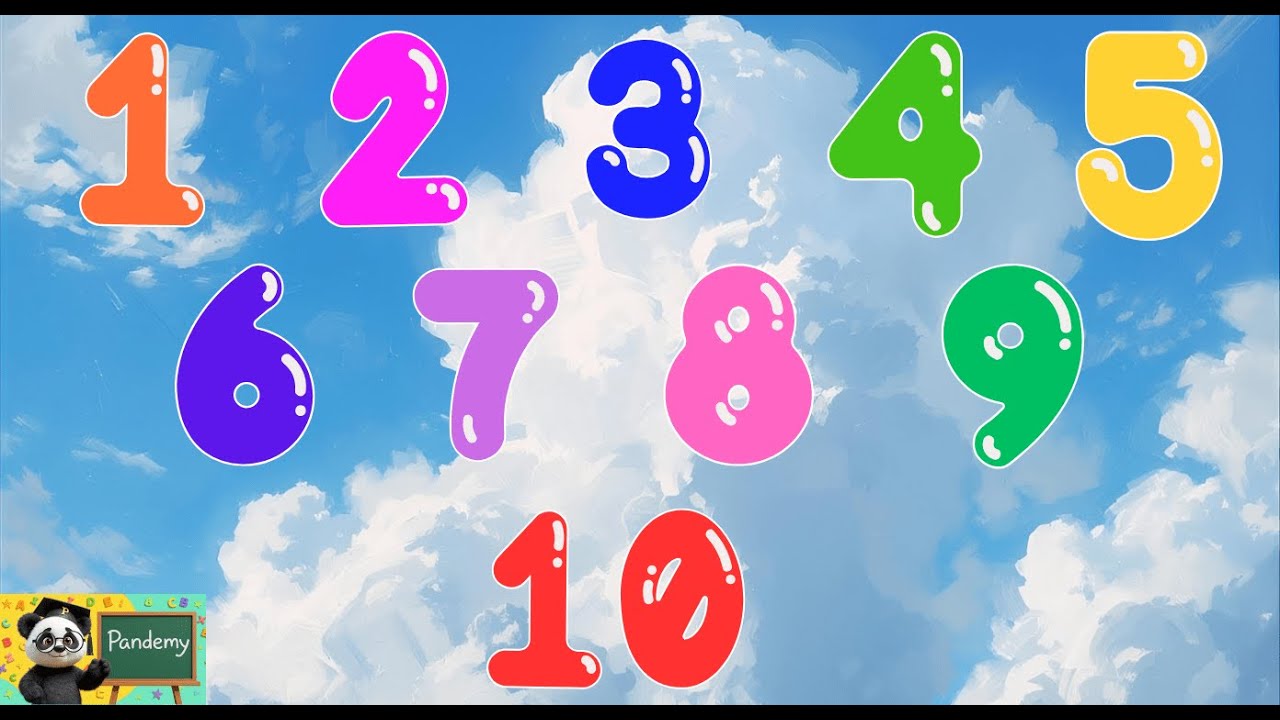 Learn Numbers 1 to 10 with Pandemy | Counting Song for Children by ...