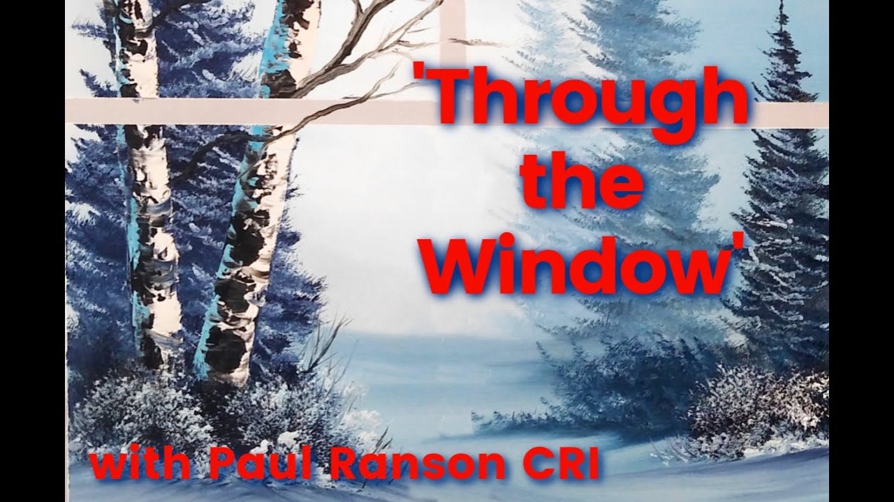 Bob Ross Through the Window by Paul Ranson CRI - YouTube