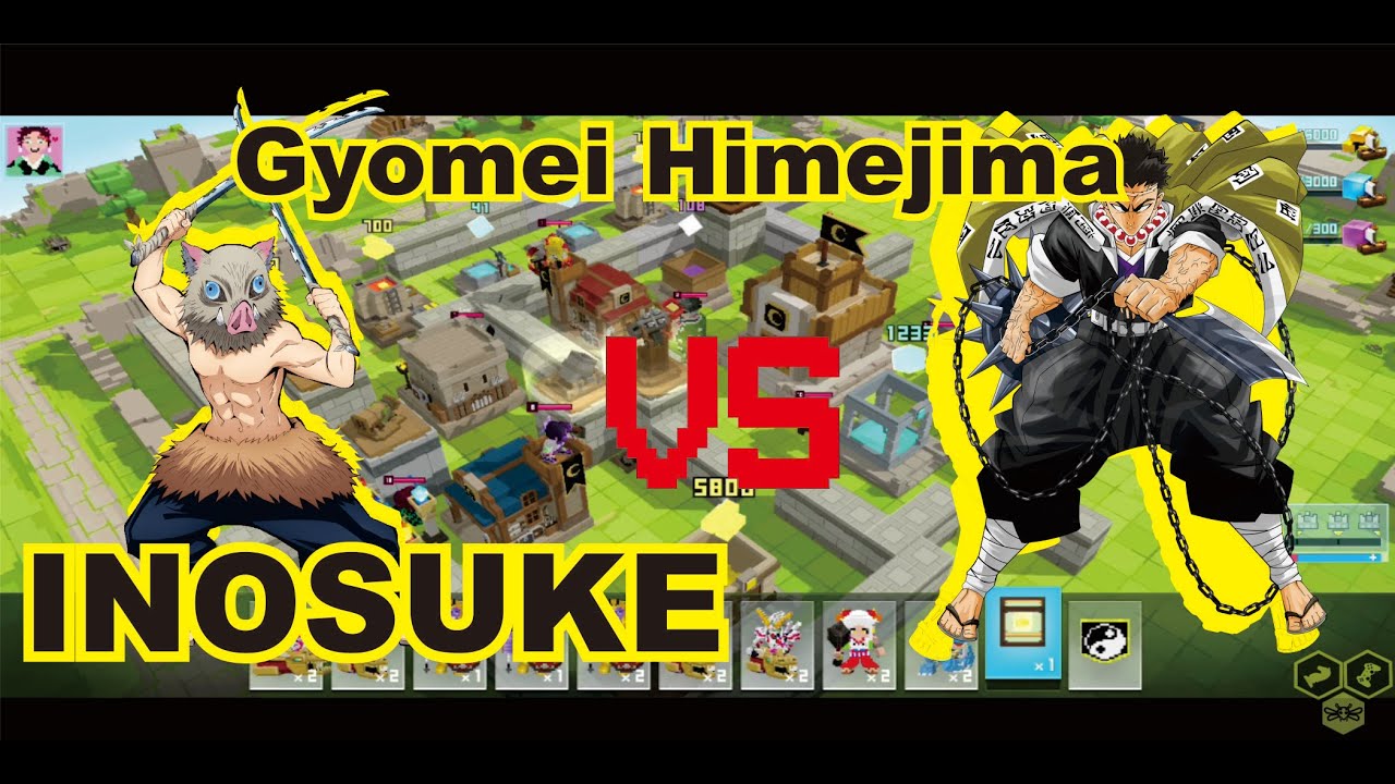 Craft Warriors - Kimetsu no Yaiba Village - Inosuke vs Gyomei Himejima ...