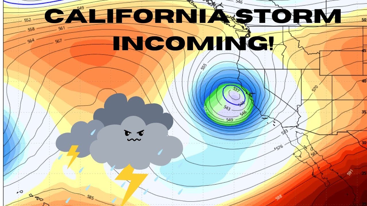 California Weather: April Storm Approaches! - YouTube