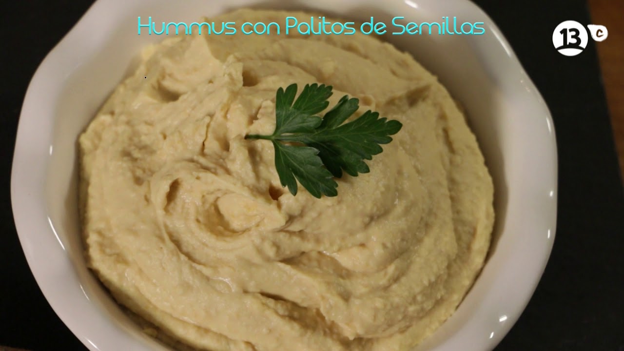 Cómo Me Sano - Palitos de semillas con hummus - YouTube