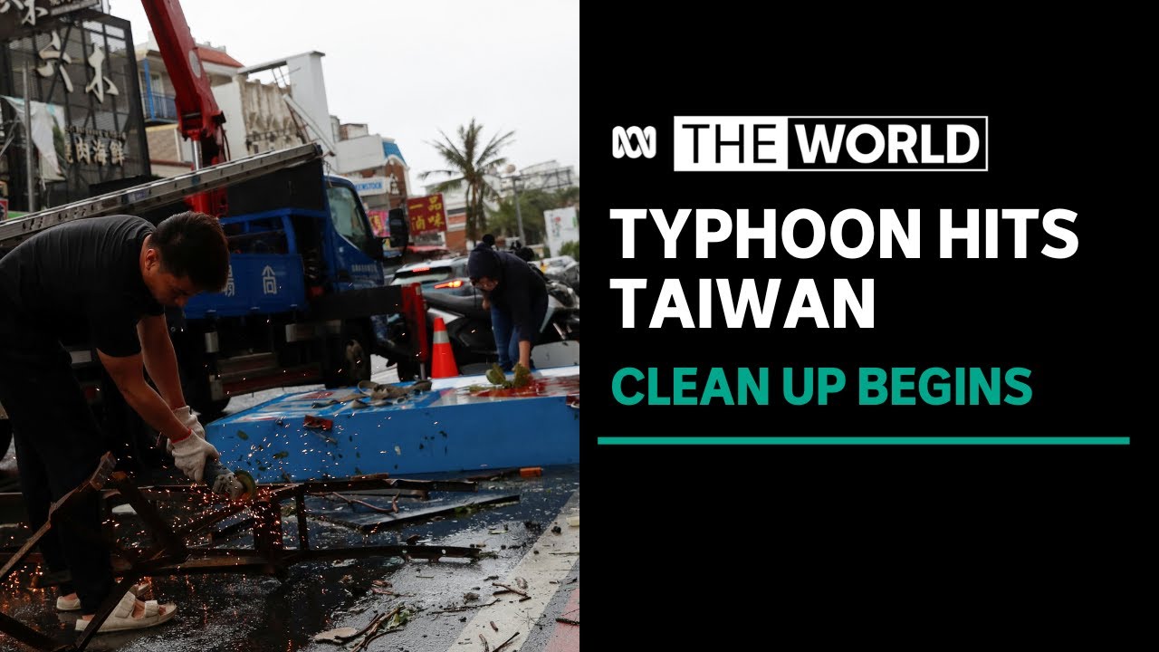 Taiwan communities begin clean-up after Typhoon Koinu lashes island's ...