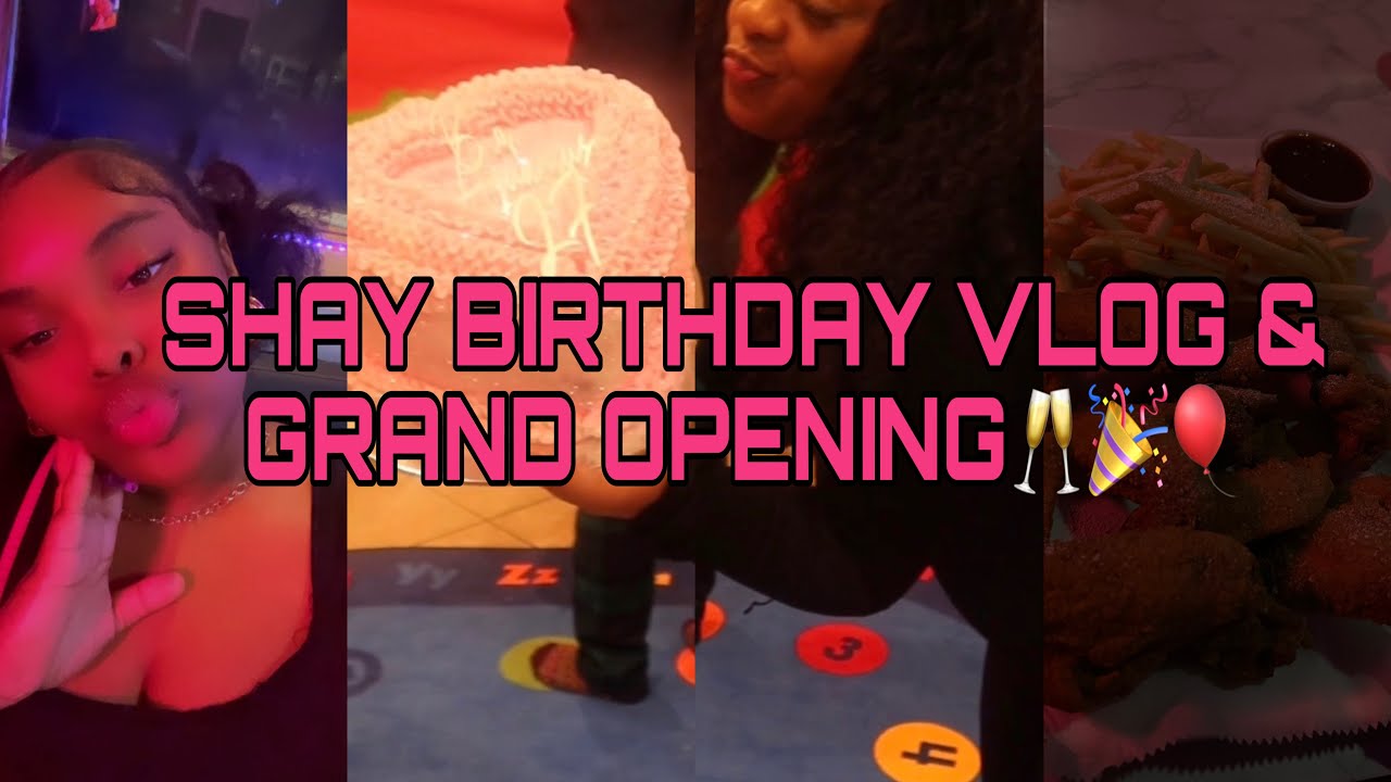 my sis birthday vlog : GRAND OPENING🎀 cutting the ribbon ️🎀🎉 | Big Trapp - Most Wanted Snippet😮 ...