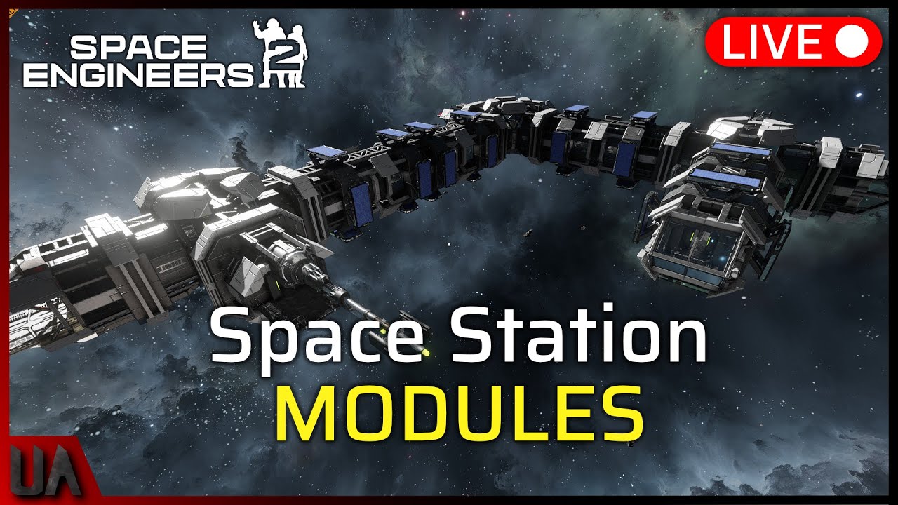 Making a Living Quarters Module For a Space Station! - YouTube