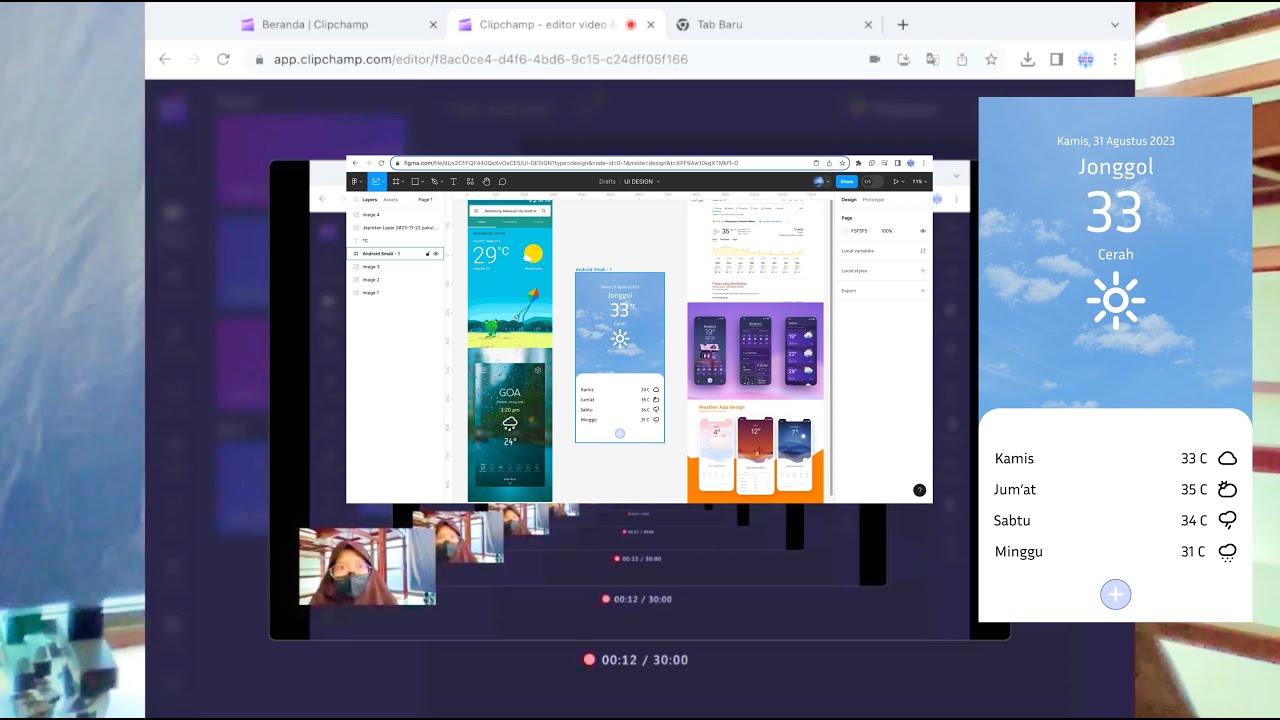 How to Make UI Wheater App in Figma - IT Tutorial ‐ Ghumaisha X DKV ...