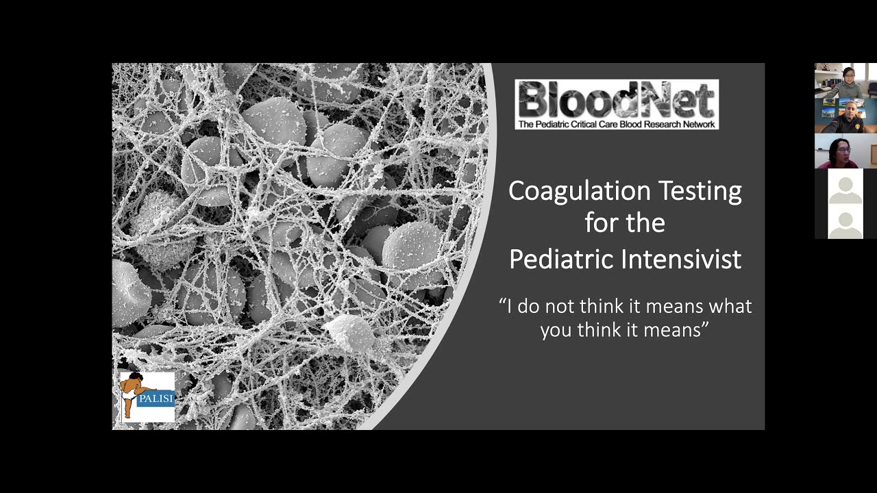 Coagulation Testing for the Pediatric Intensivist - YouTube