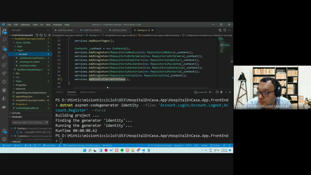 30 Grupo 53 Mintic Desarrollo de software Frontend C# - YouTube