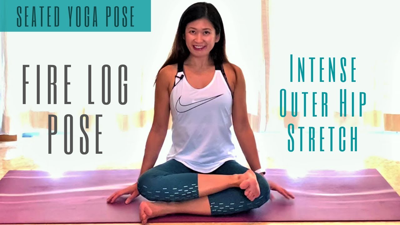 Fire Log Pose (Agnistambhasana) - Yoga Pose - YouTube