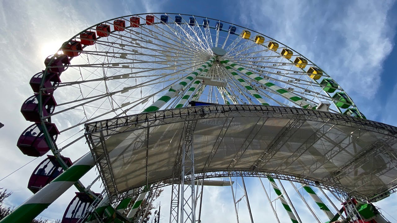 SkyGazer at the 2019 NC State Fair On-Ride POV • Biggest Wheel LLC • 4K ...