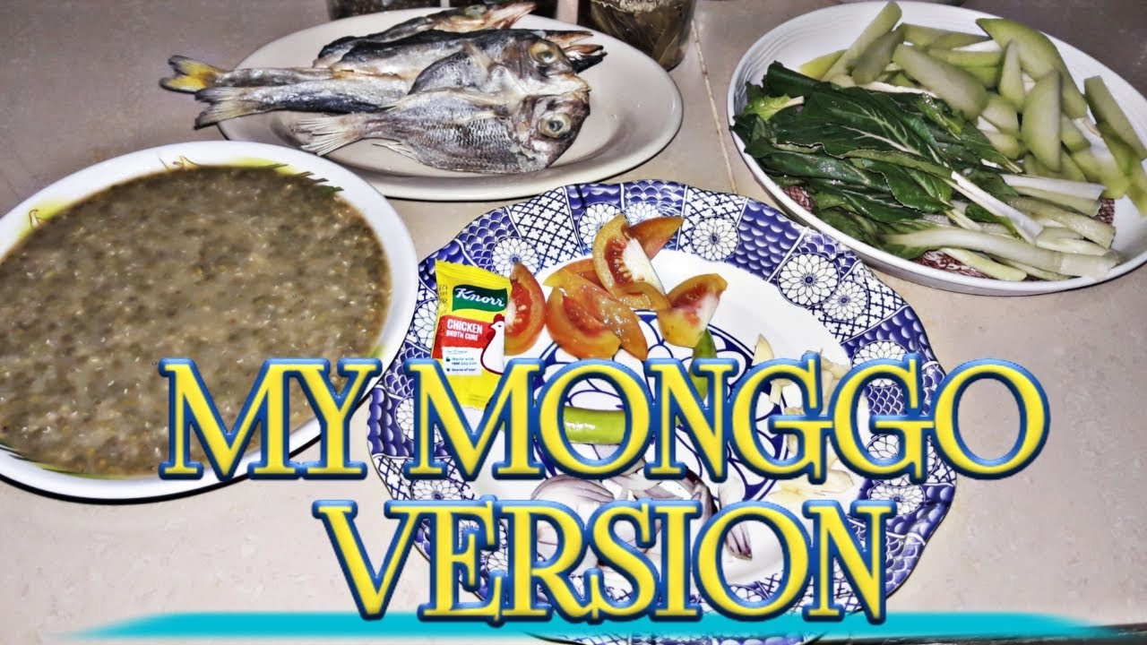 GINISANG MONGGO WITH TUYO#ownversion #cookingathome #cookingvlog @laila ...