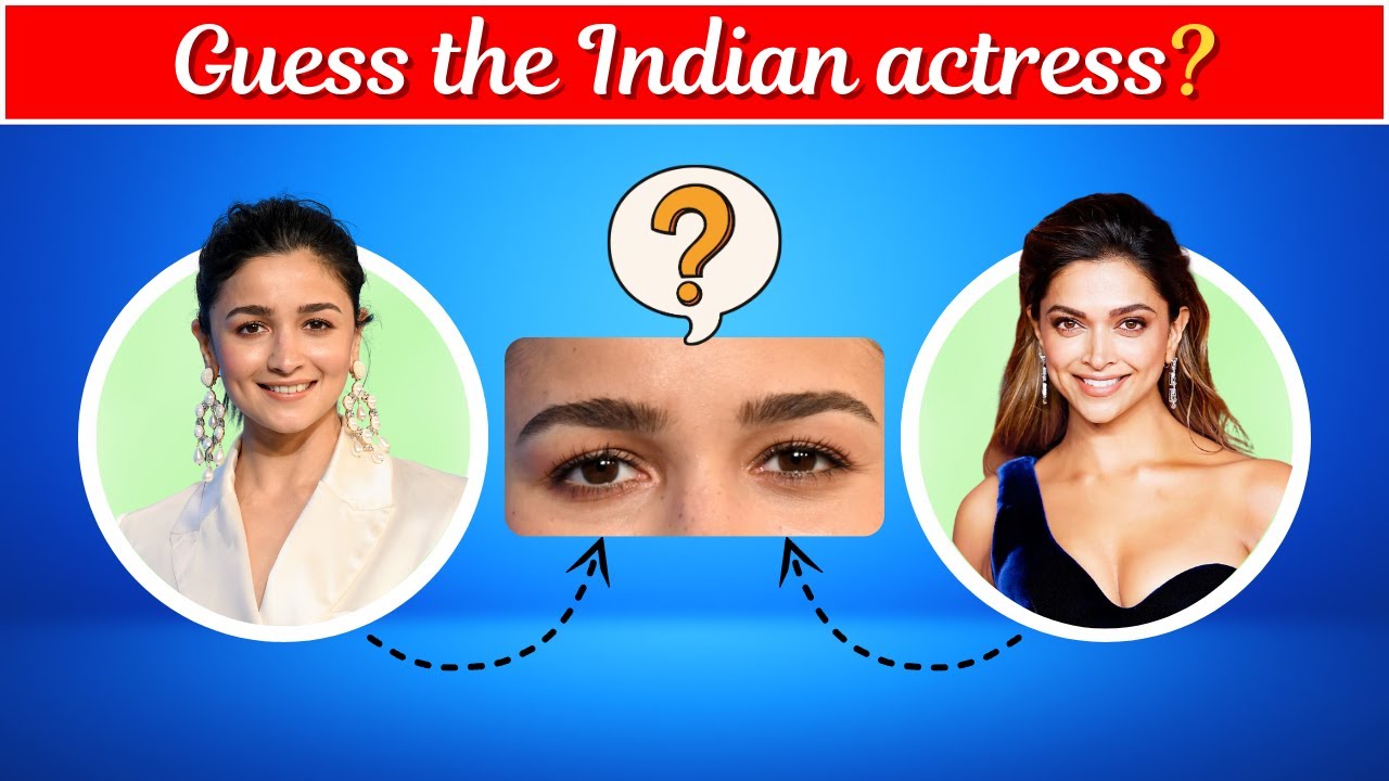 Guess the Indian Actress by their eyes 👀 | 100 Actresses, 5 Second ...