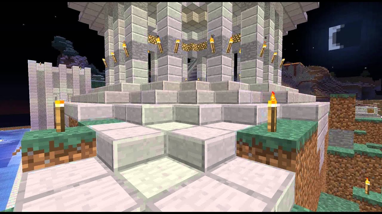 Minecraft Circular Roman Temple - YouTube