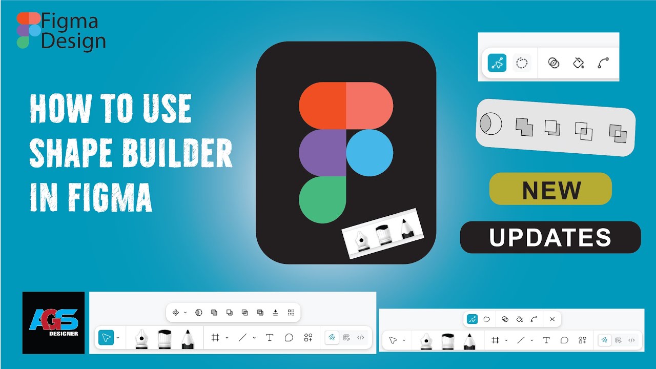 How to use Shape Builder in Figma ||New Updates || Figma Design - YouTube
