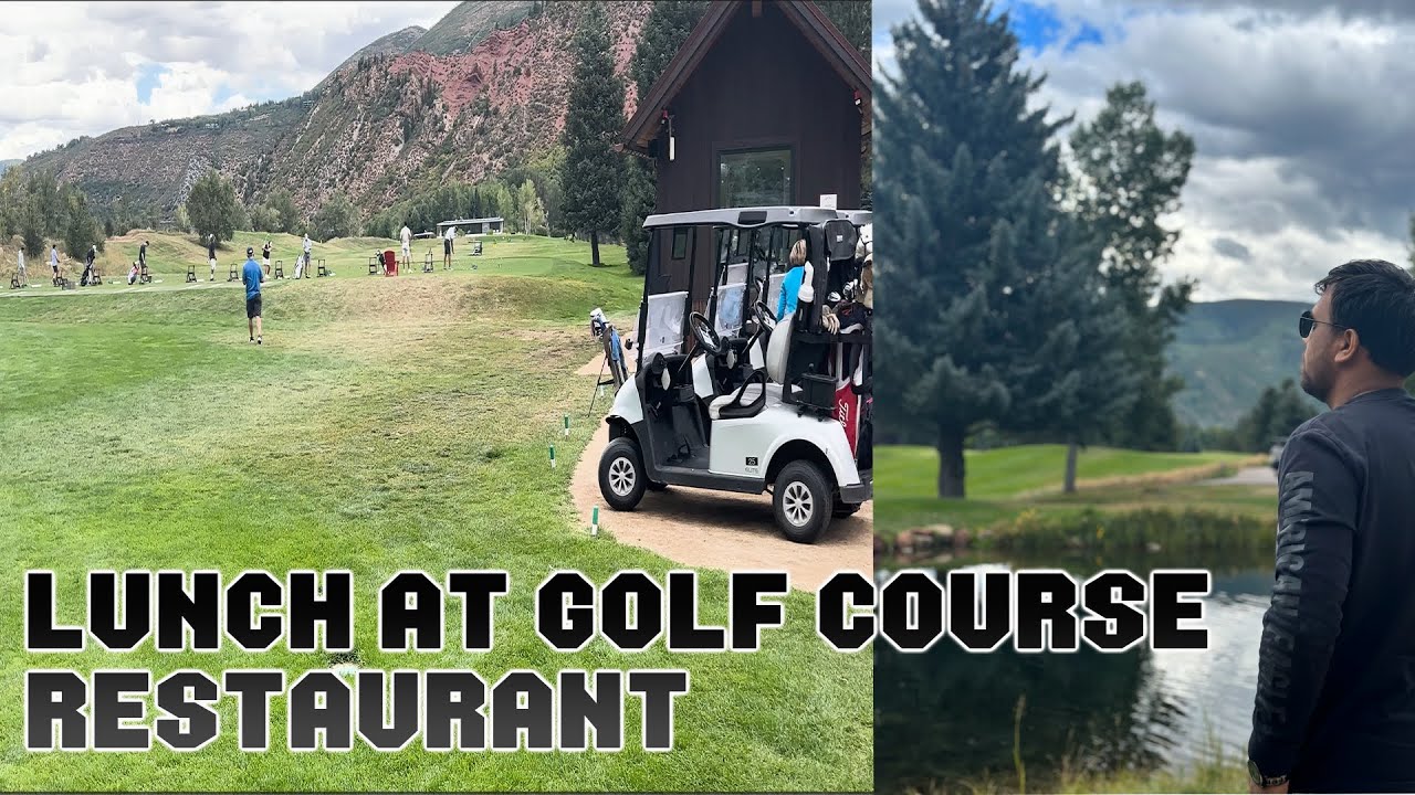 LUNCH AT GOLF COURSE RESTAURANT & INDEPENDENCE PASS - VLOG 17 PART 1 ...