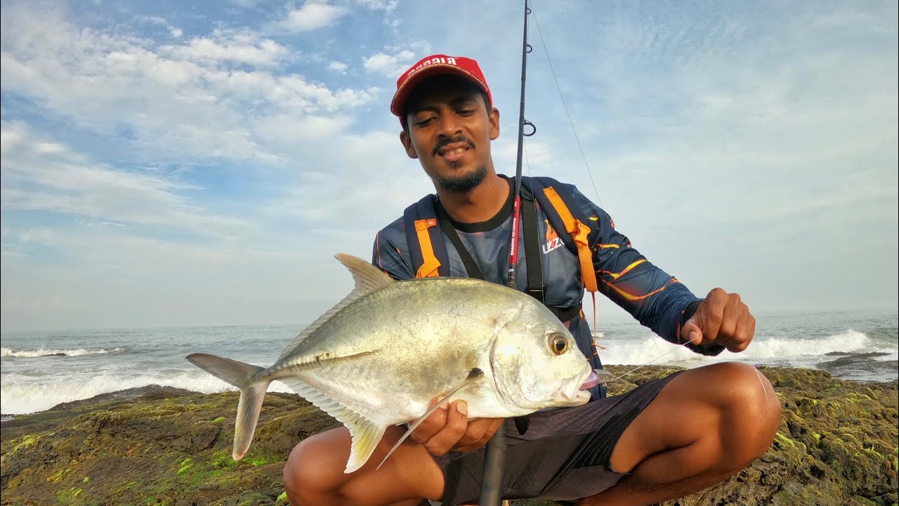 Monsoon tide spinning, using Shimano squidges and zman sexy mullet, Goa ...