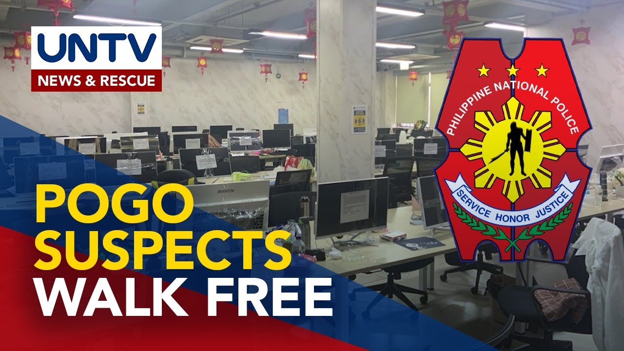 PNP to release 5 Chinese suspects in POGO raid - YouTube