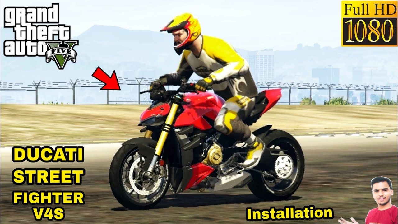 GTA 5 : HOW TO INSTALL 2021 DUCATI STREETFIGHTER V4S BIKE MOD🔥🔥🔥 - YouTube
