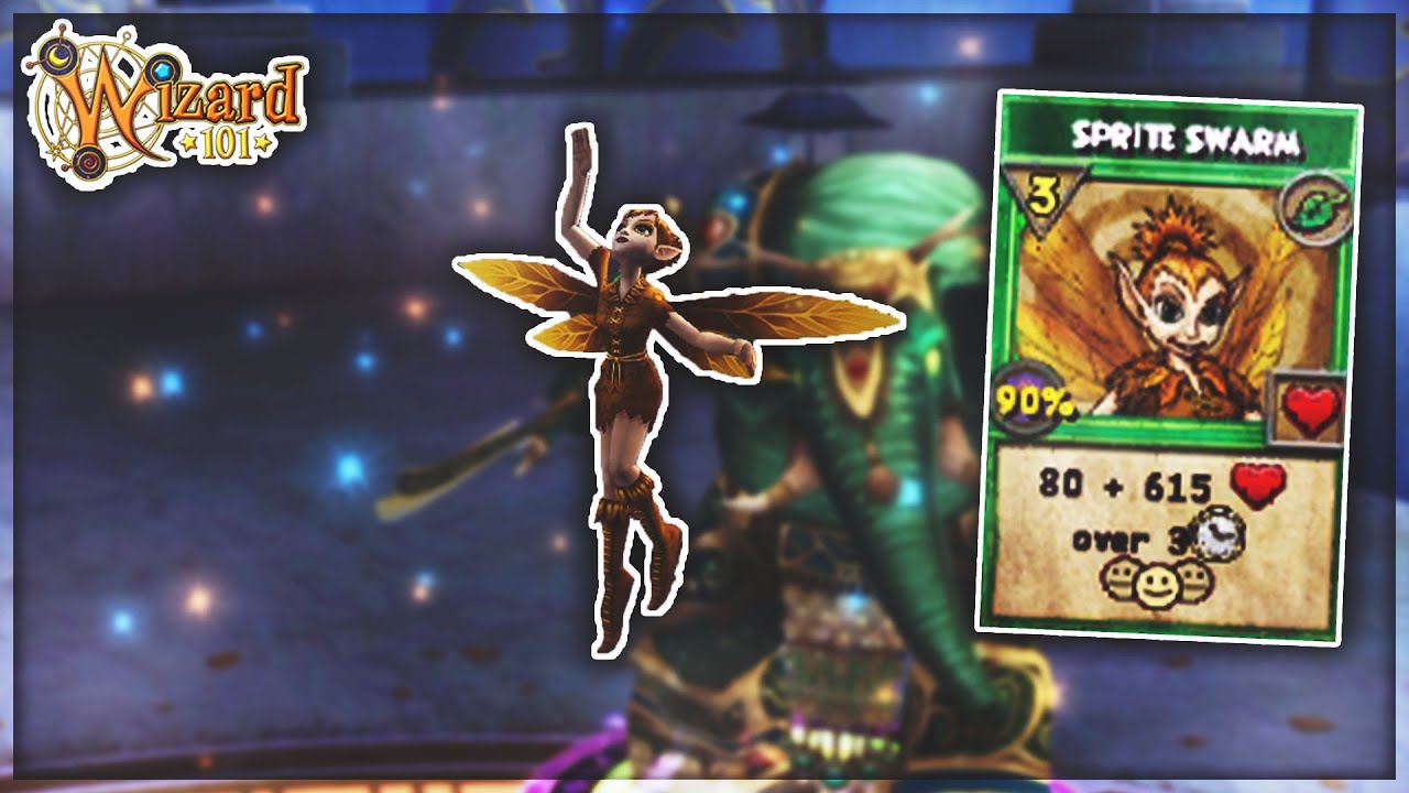 *NEW* Sprite Swarm Life Spell!! - (Wizard101) - YouTube