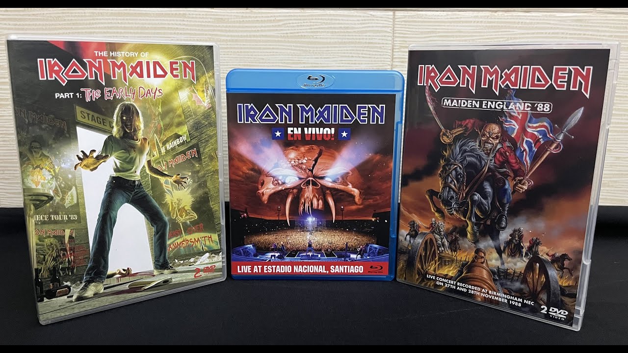 🪄🎁 Iron Maiden - 💀 The Early Days, En Vivo, Maiden England '88 DVD ...