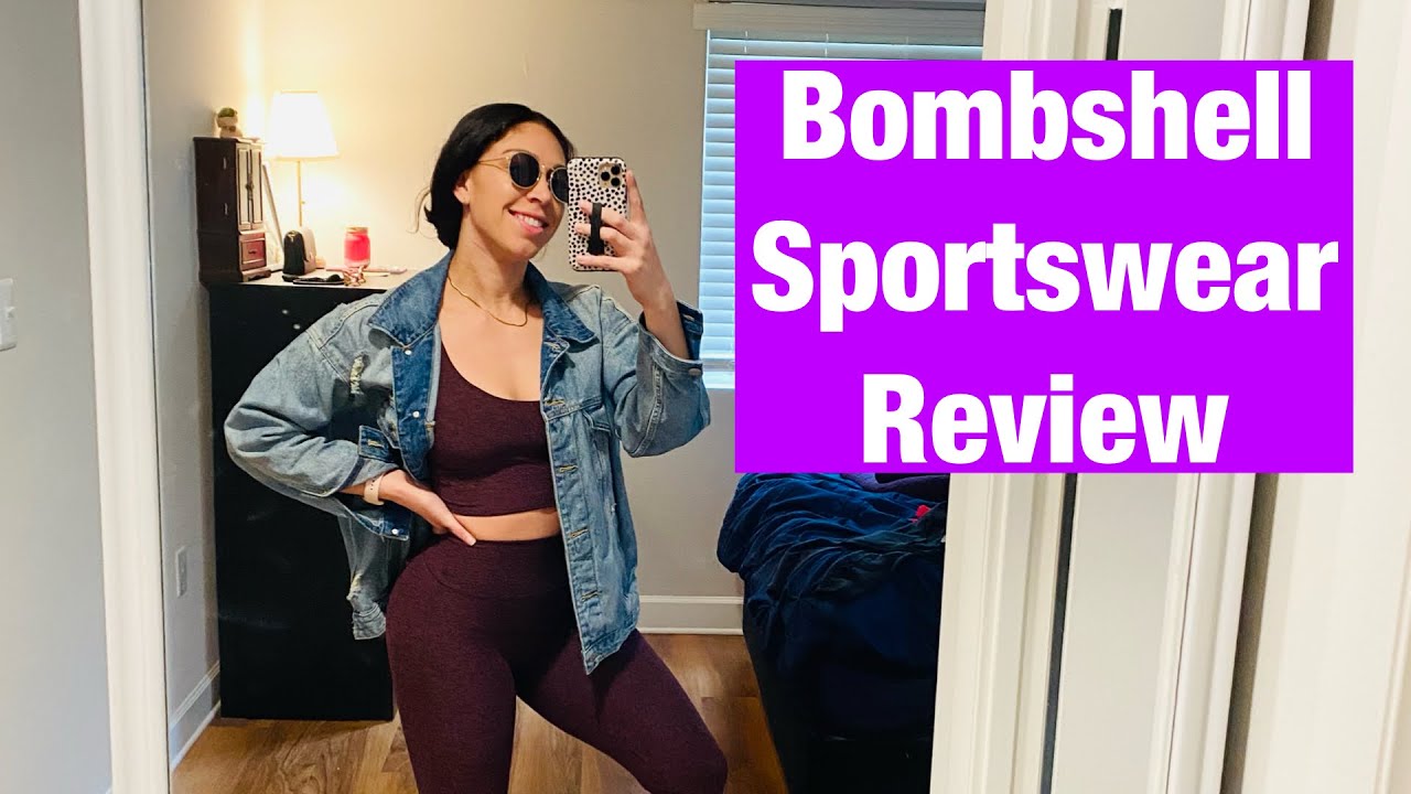 Bombshell Sportwear Review | Boost Leggings & Elevated Tank Bra - YouTube