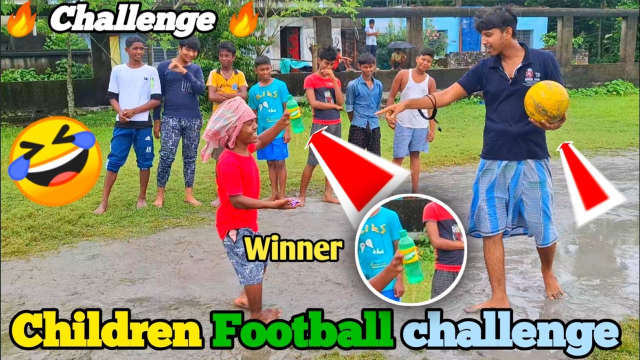 🔥 Challenge 🔥||Children Football challenge||Winner Campa 🤣||India ...