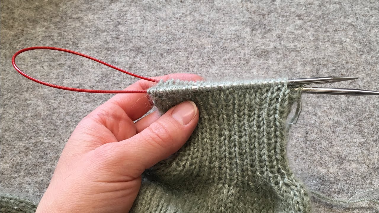 Tubular Bind Off in Ribbing - YouTube
