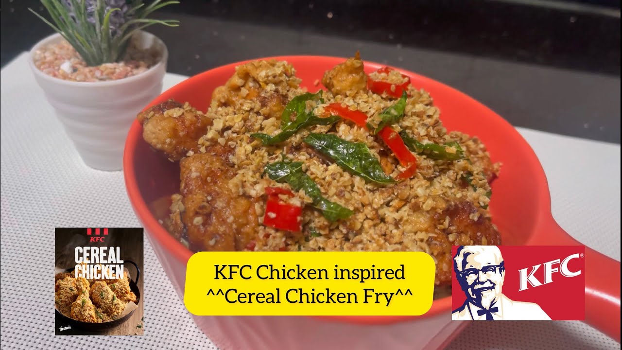 Crispy Cereal Chicken | Nestum Chicken Recipe | KFC Inspired - YouTube