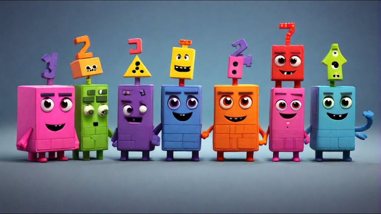 Numberblocks in Real Life Can we do math challenges like the animated ...