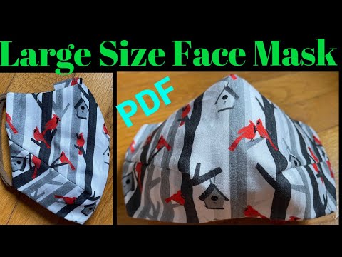 (#260) How To Make The Best Fit Face Mask For Bearded Men - Large Size ...