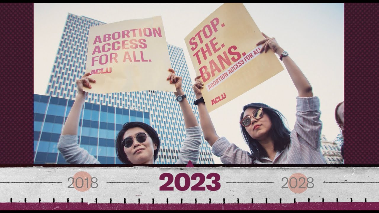 ACLU Shows Up for Reproductive Freedom - YouTube