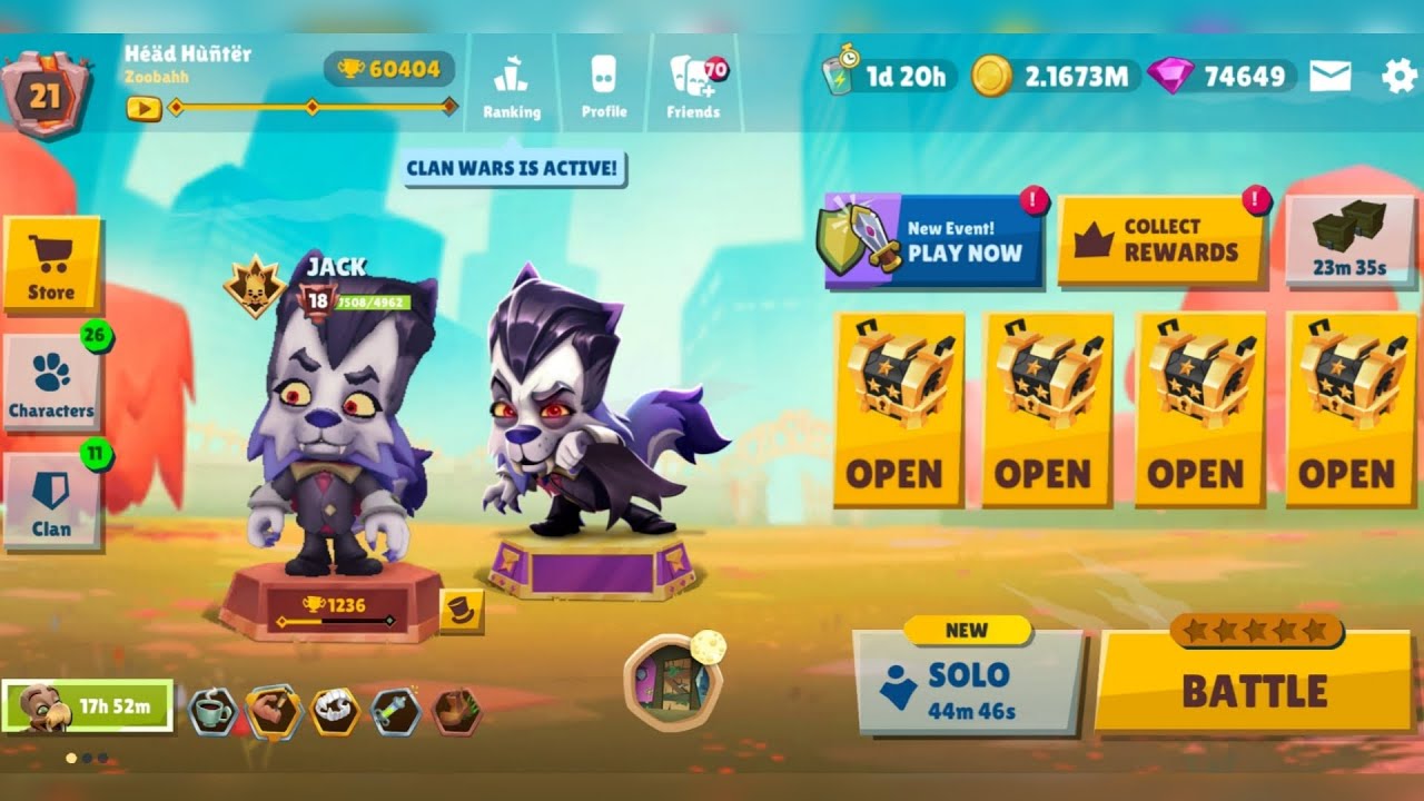 Zooba Live Squad Lennon Back Duke Jade Poe Event All Crate x1230 Unlock ...