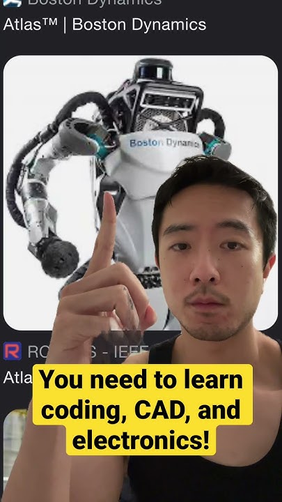 Build cool robot like Atlas from Boston Dynamics. Learn coding, CAD, and electronics! - YouTube
