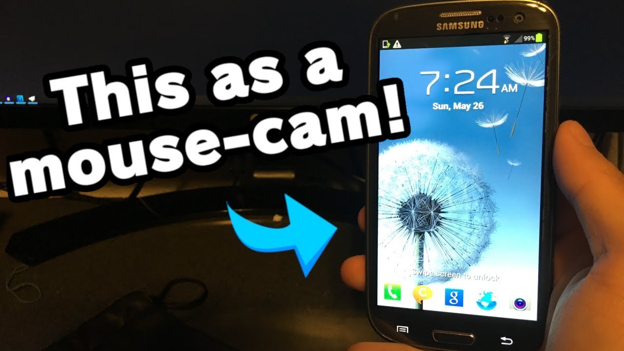 Using an Old Android as a Mouse-cam! - YouTube